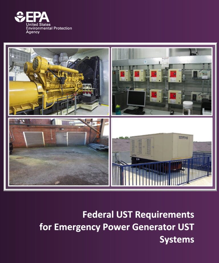 EPA's New Information for Emergency Power Generator UST Systems Just ...